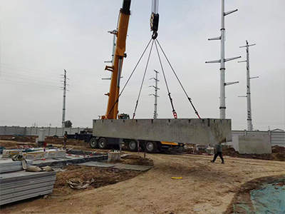 Substation main transformer accident oil pool