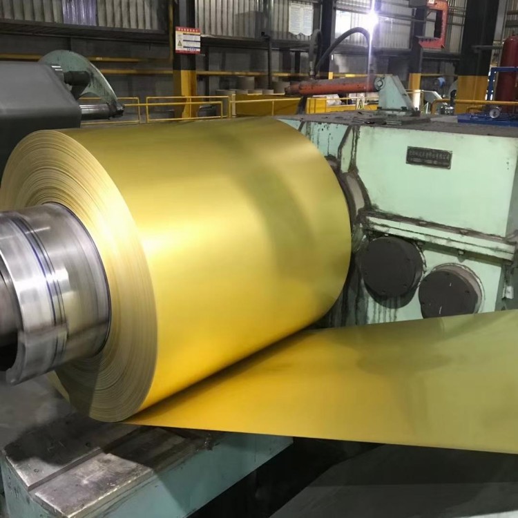 Golden Galvalume Steel Coil | Anti-Corrosion Building Material