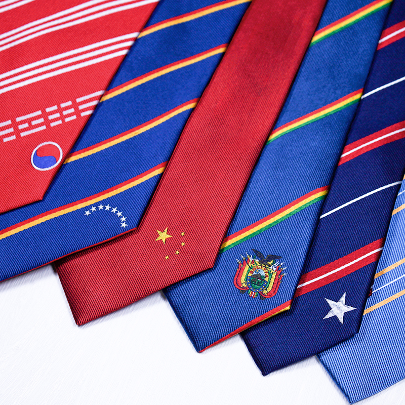country necktie-[Handsome Tie]Customers all over 46 countries