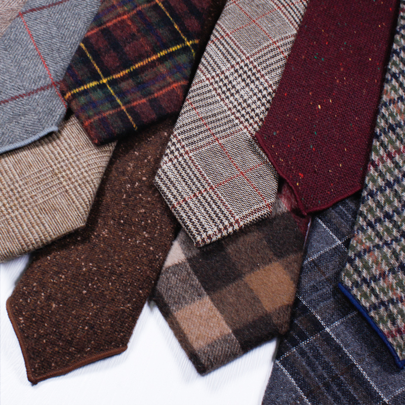 wool ties men skinny-[Handsome Tie]Manufacturer sales directly