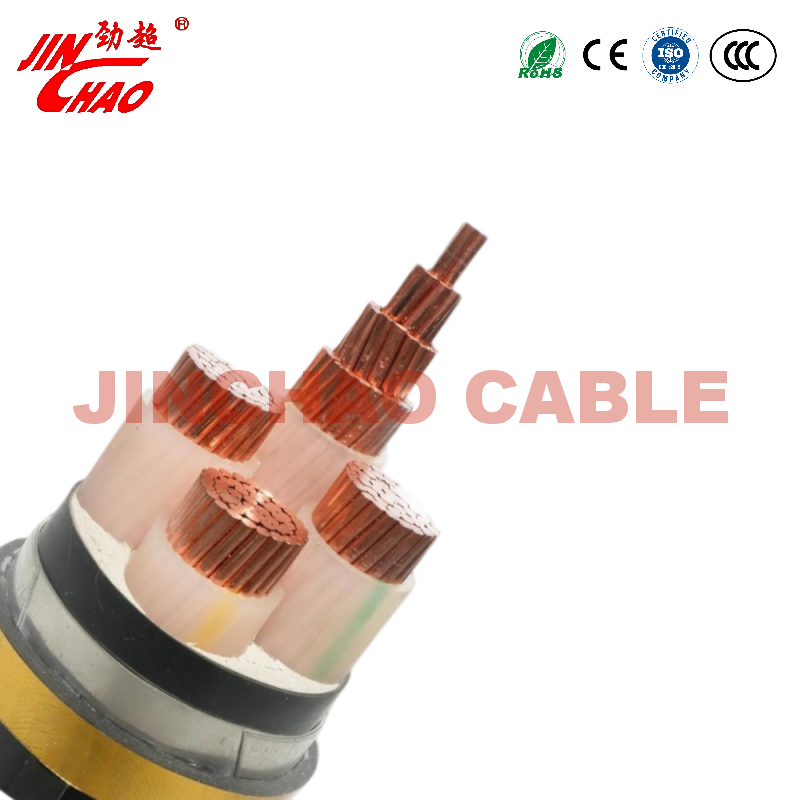 Kabel Daya XLPE Inti Tembaga Tegangan Rendah.