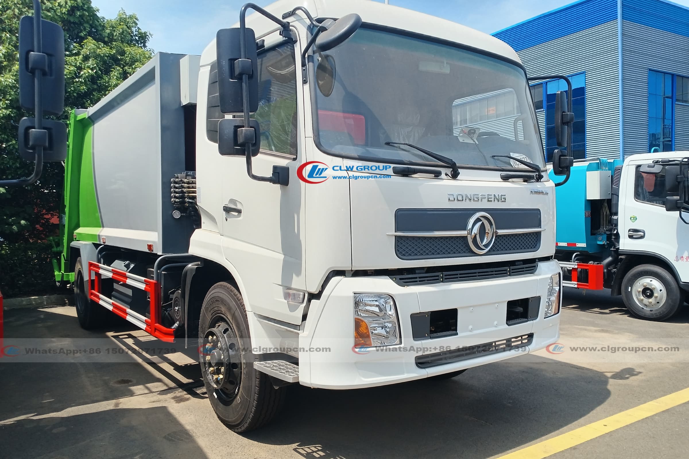 Chian Rear Loading Garbage Compactor Truck | Waste Compression Truck