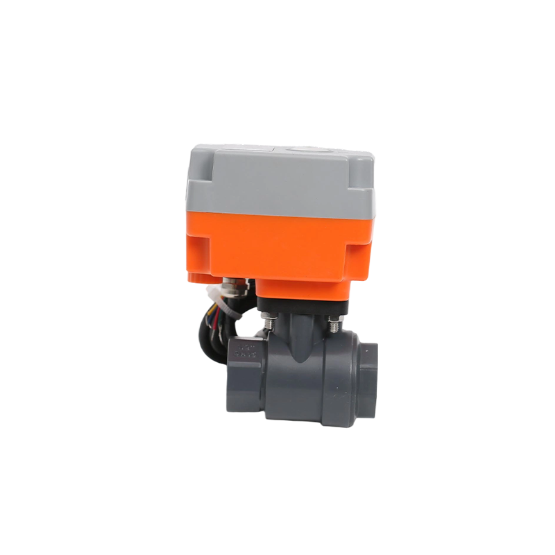 Electric Miniature PVC Ball Valve- Acid/Alkali Resistant, Low Torque ...