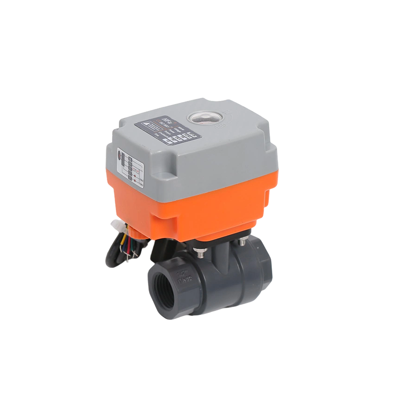 Electric Miniature PVC Ball Valve- Acid/Alkali Resistant, Low Torque ...