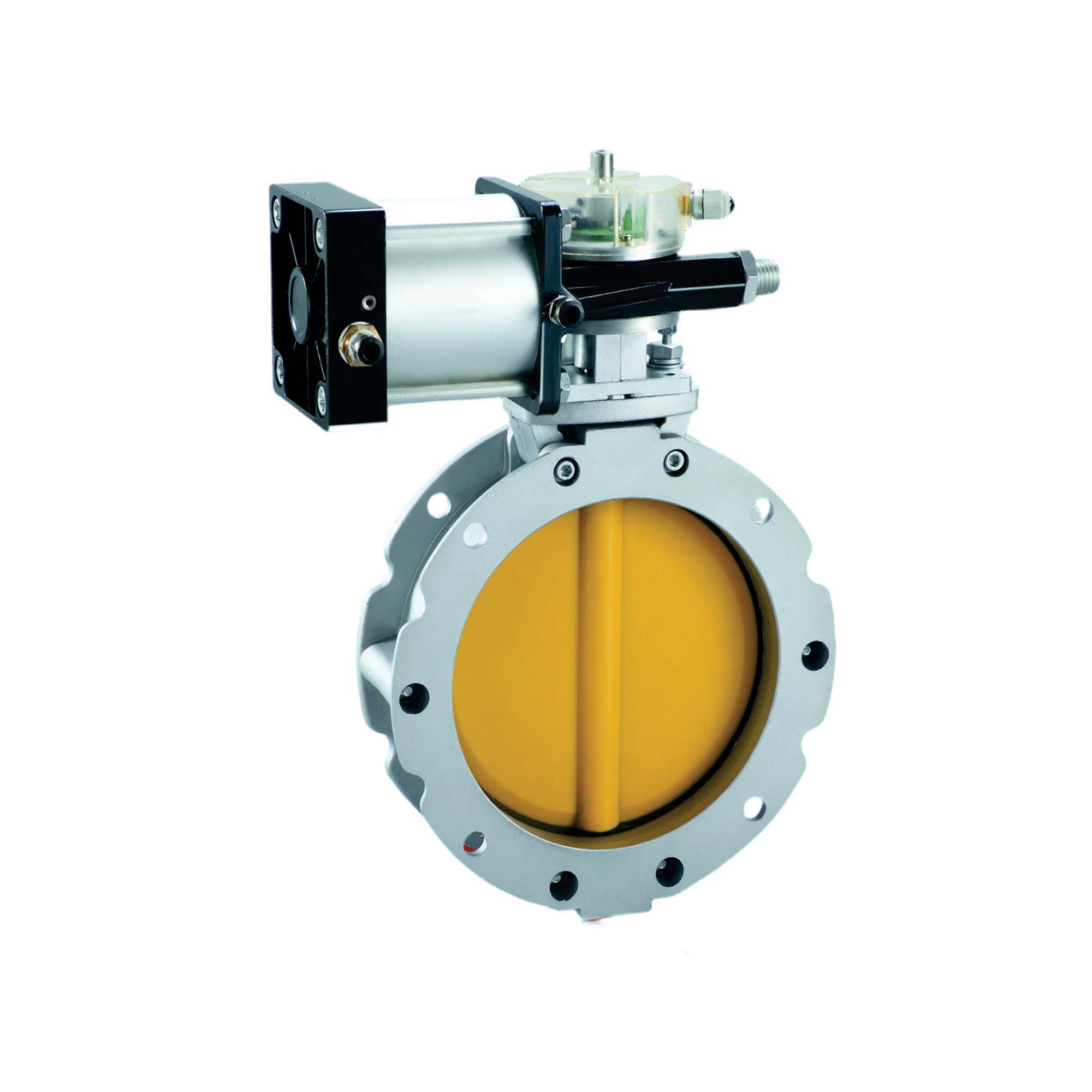 Pneumatic Powder Butterfly Valve | Aluminum Alloy | For Silo Discharge ...