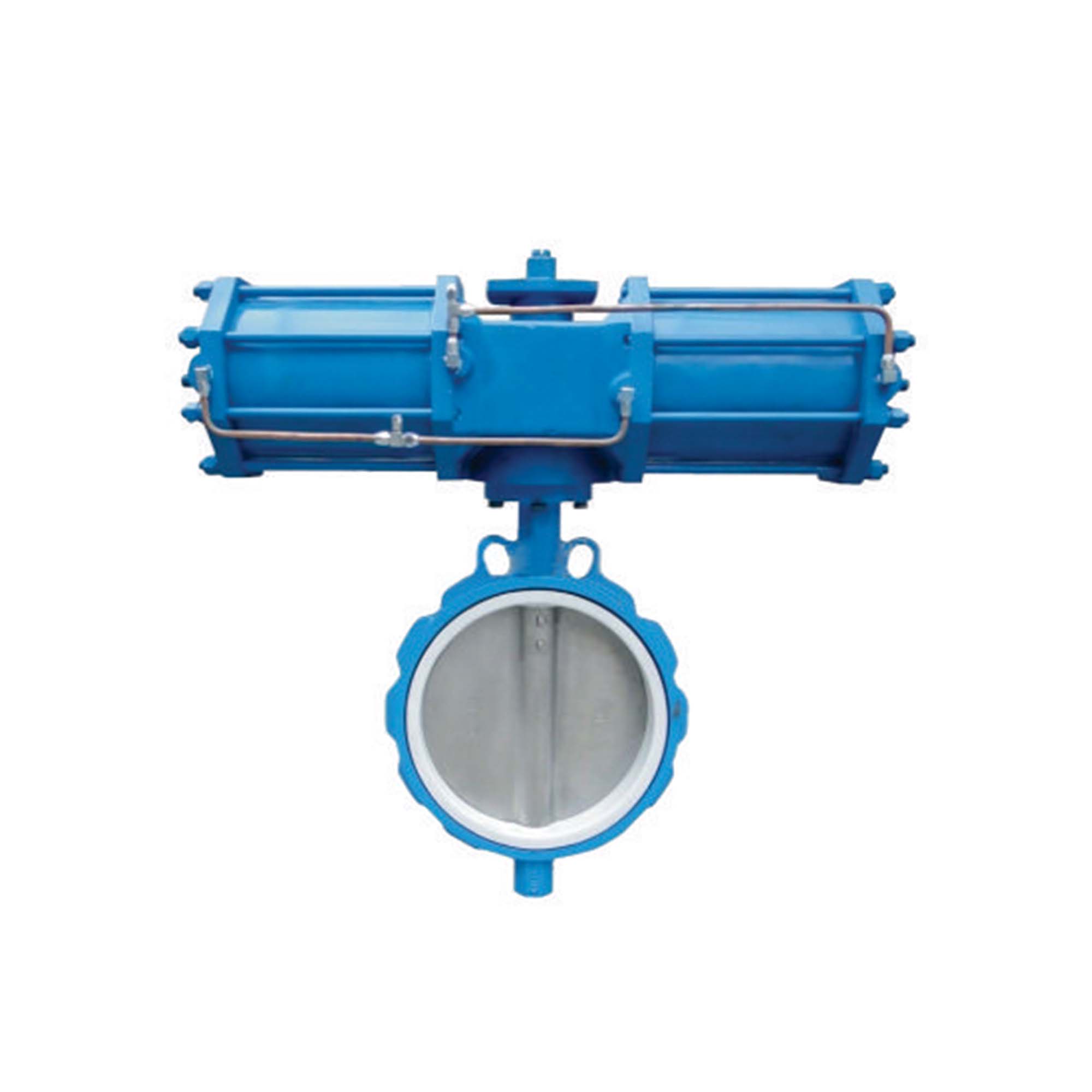 Pneumatic PTFE Butterfly Valve | Anti-Corrosion | For Chemical & Water ...