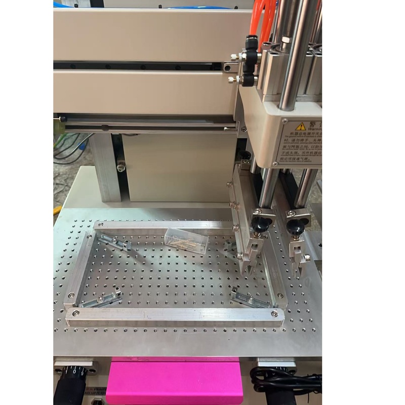 tabletop flatbed silk screen printer, tabletop screen printing machine