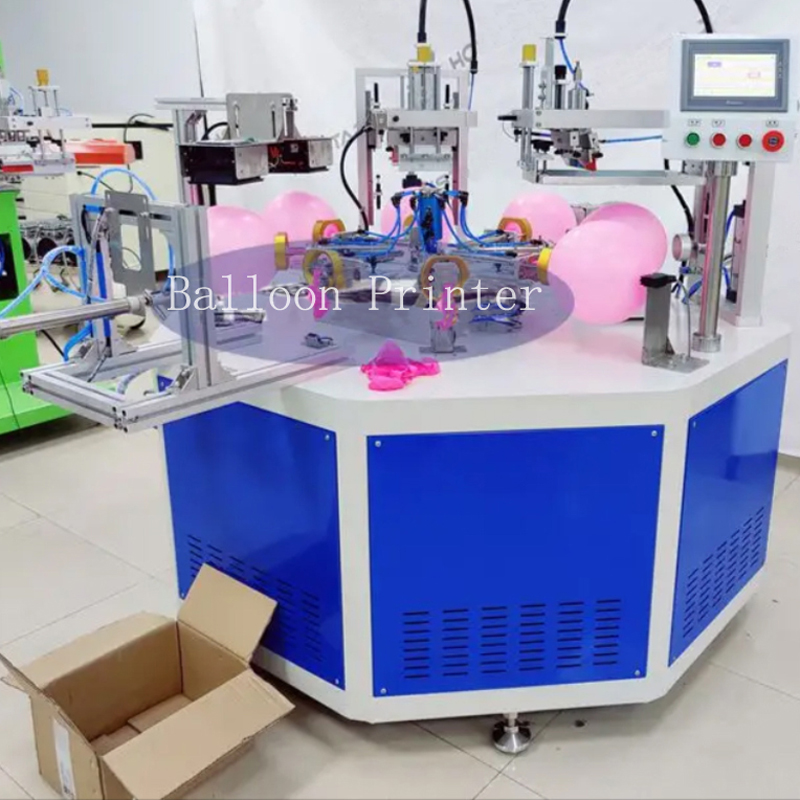 Automatic Balloon Screen Printing Machine 2 Color, Balloon Printer