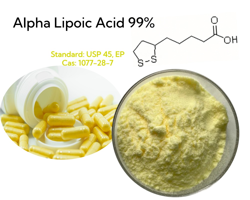 Alpha Lipoic Acid USP45 Cas No.1077-28-7