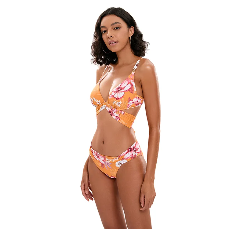 underwire triangle bikini set