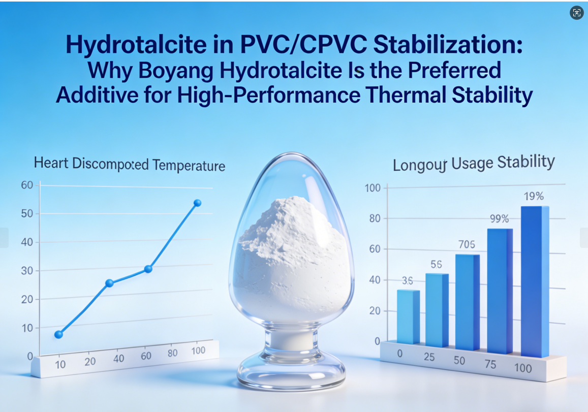 Boyang Hydrotalcite: The Top PVC Stabilizer for Thermal Stability.