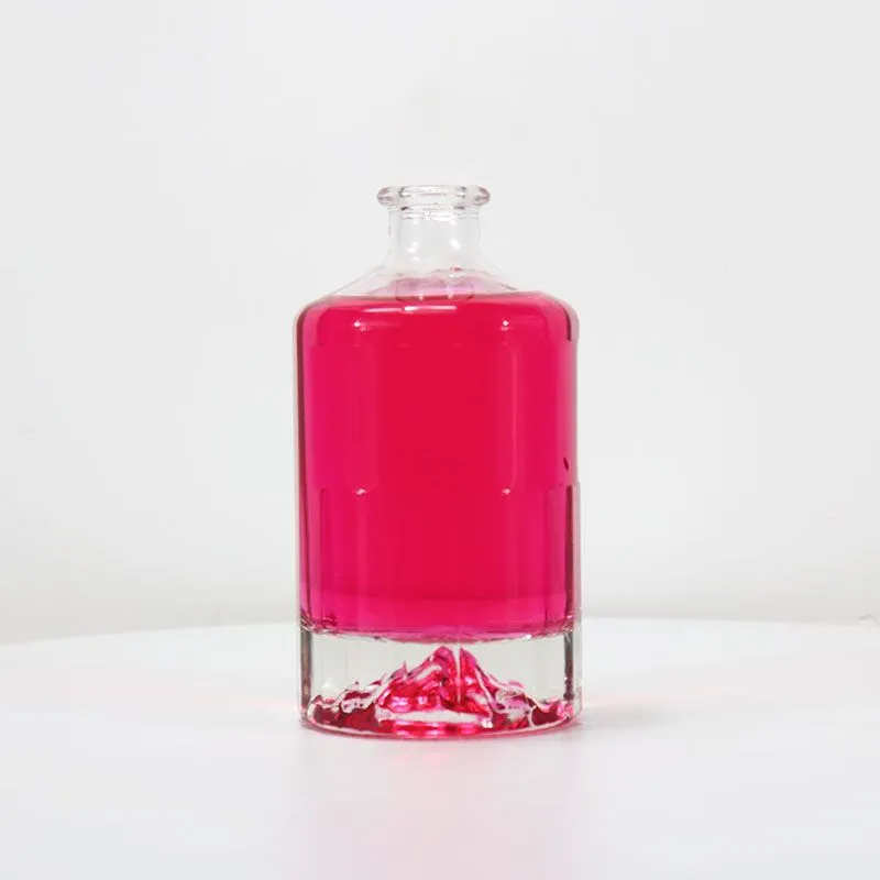 500ml 750g mountain bottom vodka glass bottle