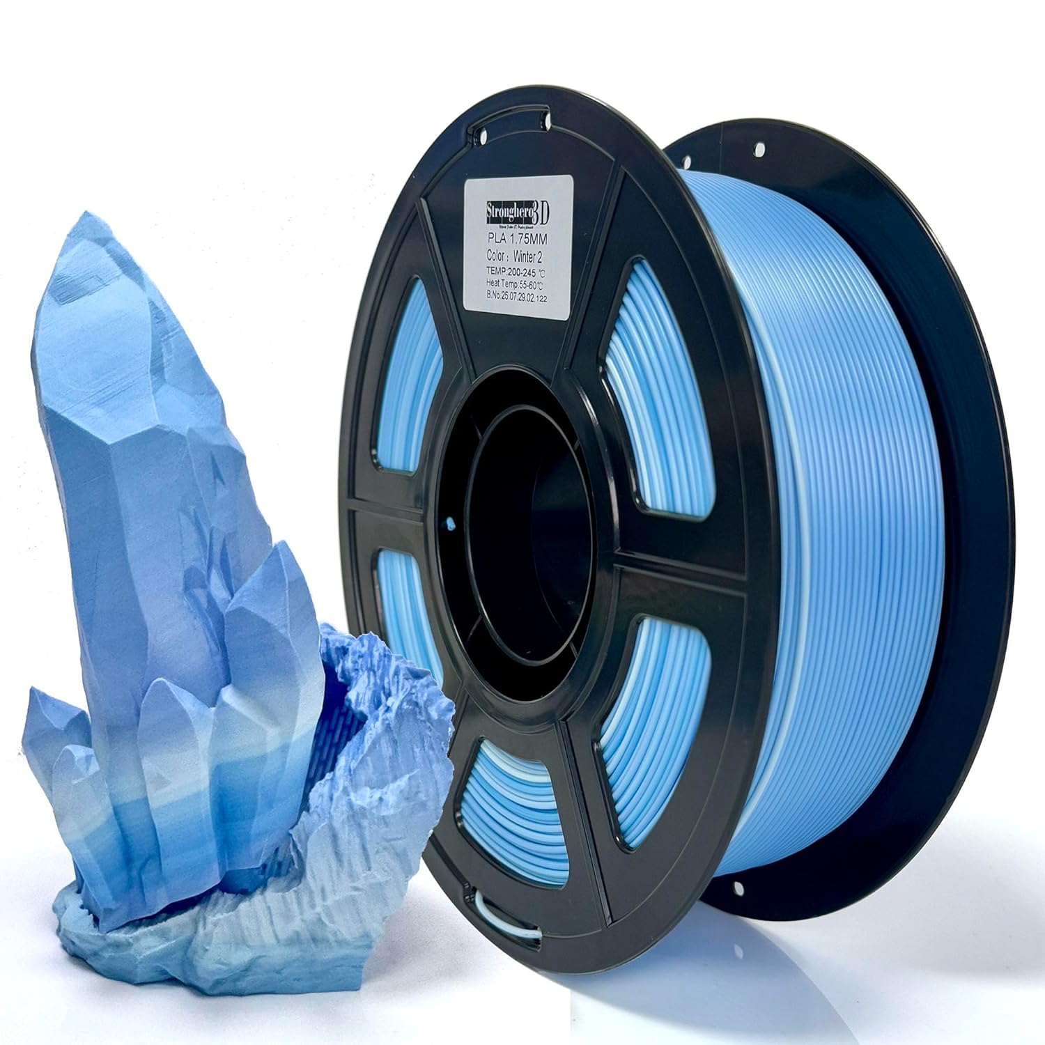 Stronghero3D PLA Winter 2 Filament 1.75mm 1kg - Premium 3D Printing.