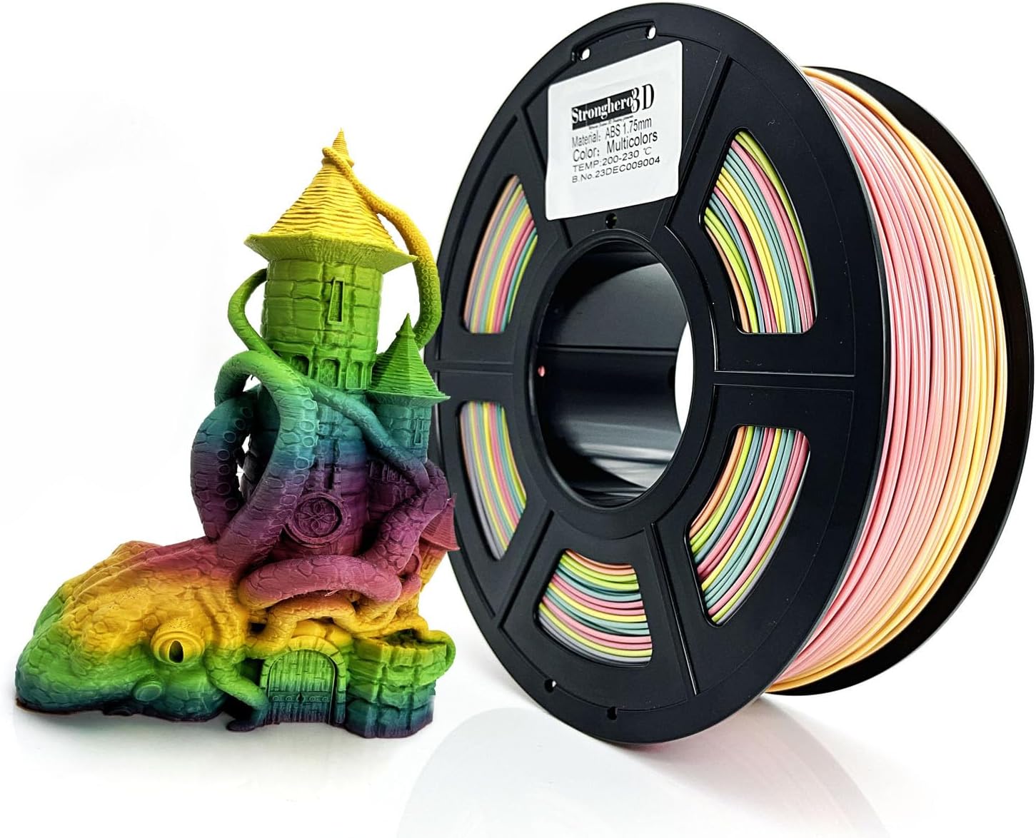 Buy Stronghero3D ABS-Rainbow 1.75mm - Premium 1kg Filament.