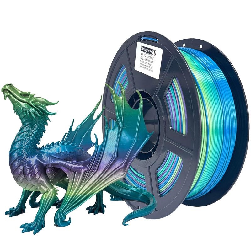 Stronghero3D PETG Filament HighSpeedGreenBlue