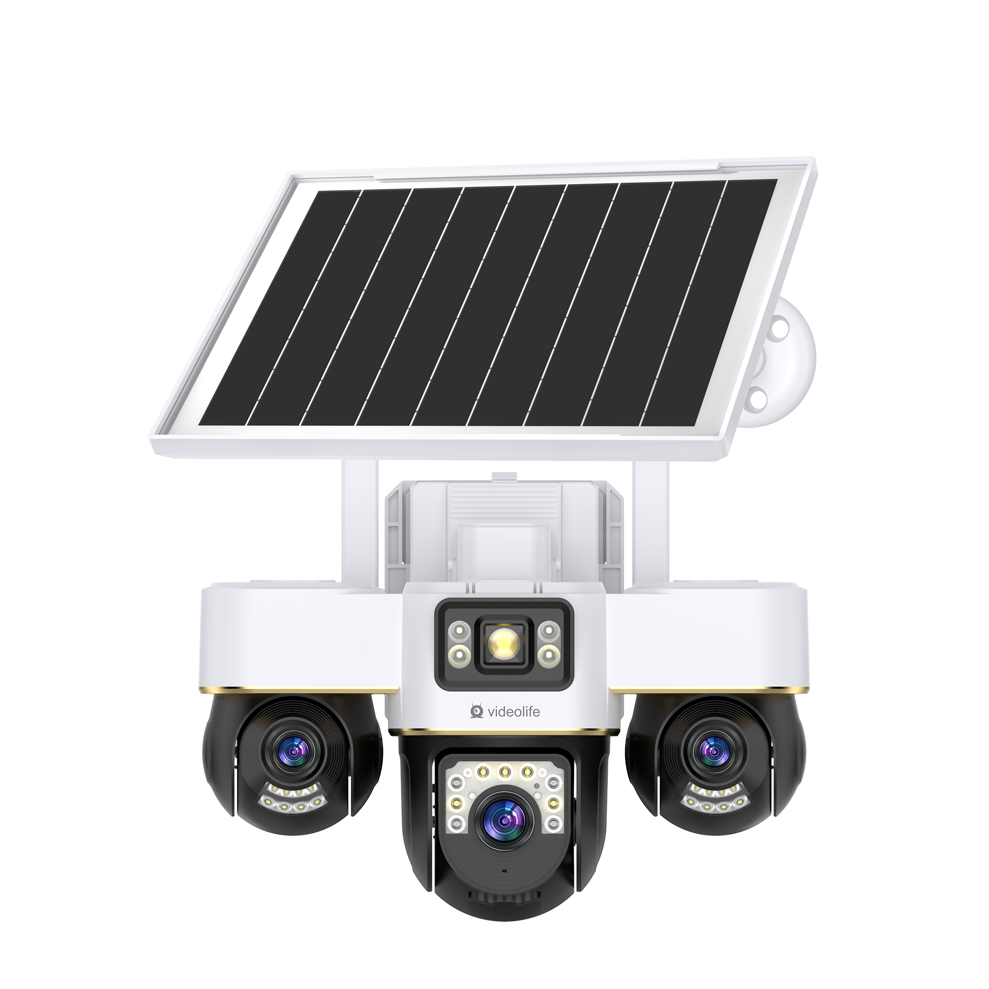 6MP Solar AOV 4G Wifi Quad-Lens Dual-Light PTZ Camera.