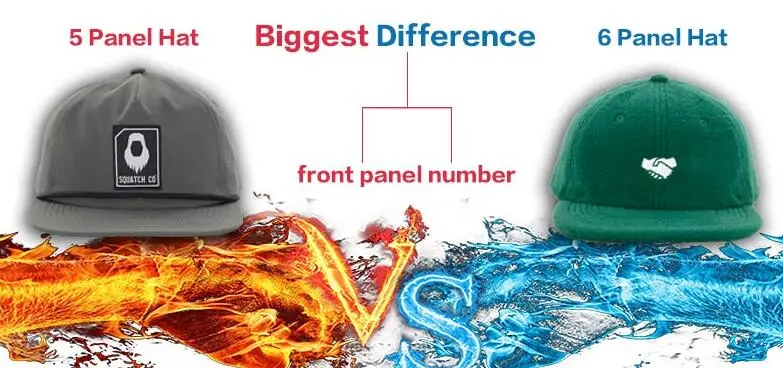 5 Panel vs 6 Panel Hat From Factory's Point of View