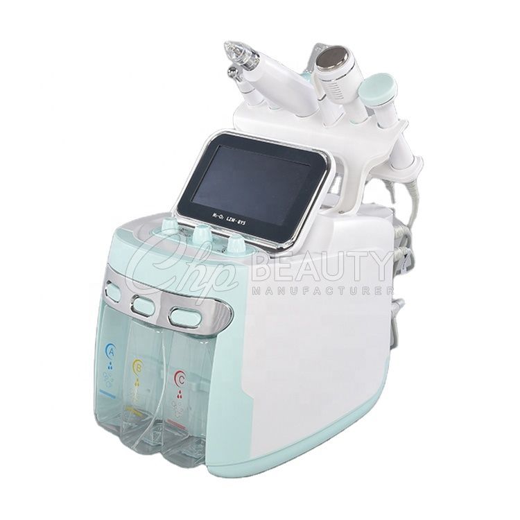 2021 6 in 1 anti aging H2O2 hydrogen oxygen jet small bubble facial ...