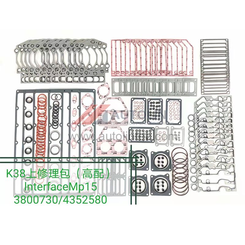 Upper gasket set, Cummins K38, 3800730