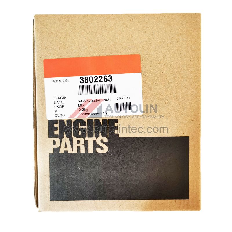 Engine piston kit, Cummins 6CT, 3802263