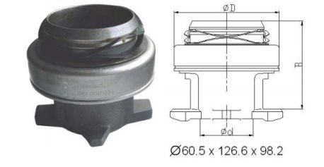 3151000034 Clutch Release Bearing for MAN/DAF/STEYR