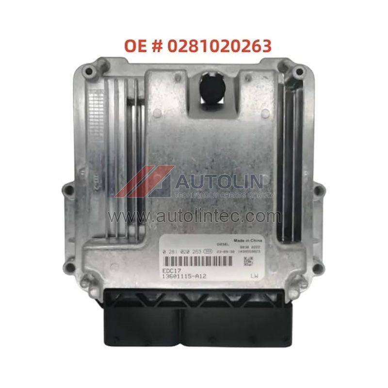 0281020263 Engine Computer Board ECU EDC17CV44 Diesel Controller