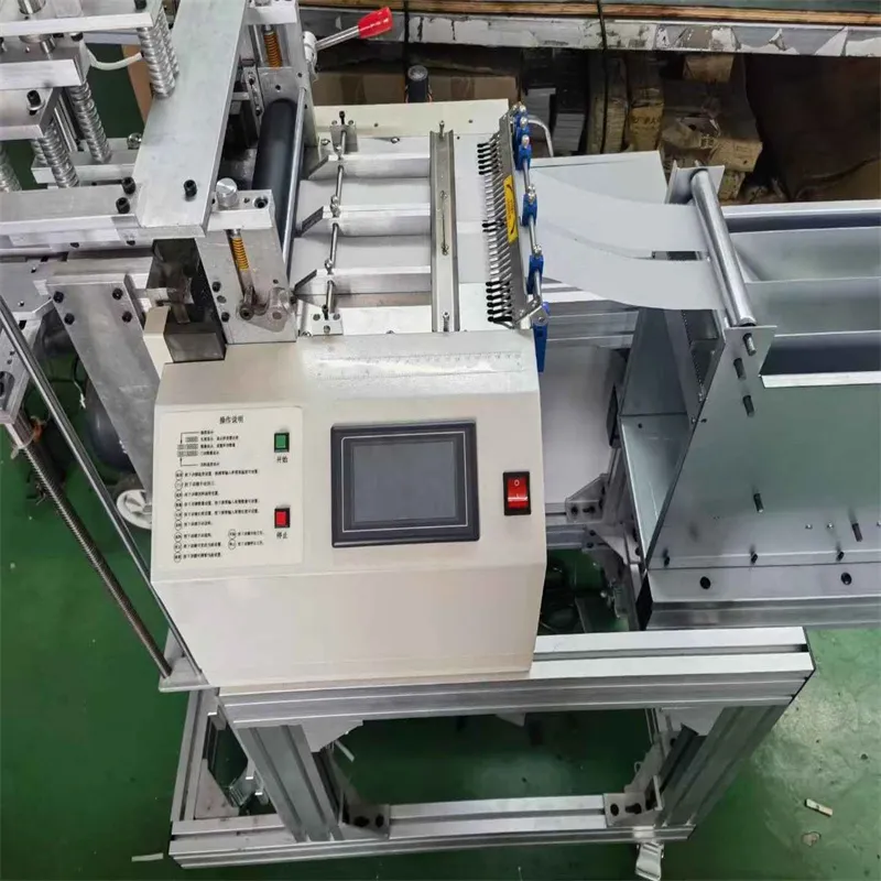 AZONE MACHINERY--Factory for Automatic velcro tape cutting stacking machine