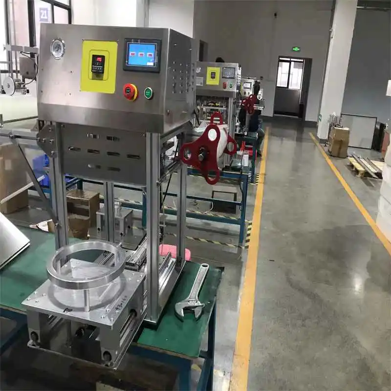 AZONE MACHINERY--Factory for Auto tabletop bucket foil sealer