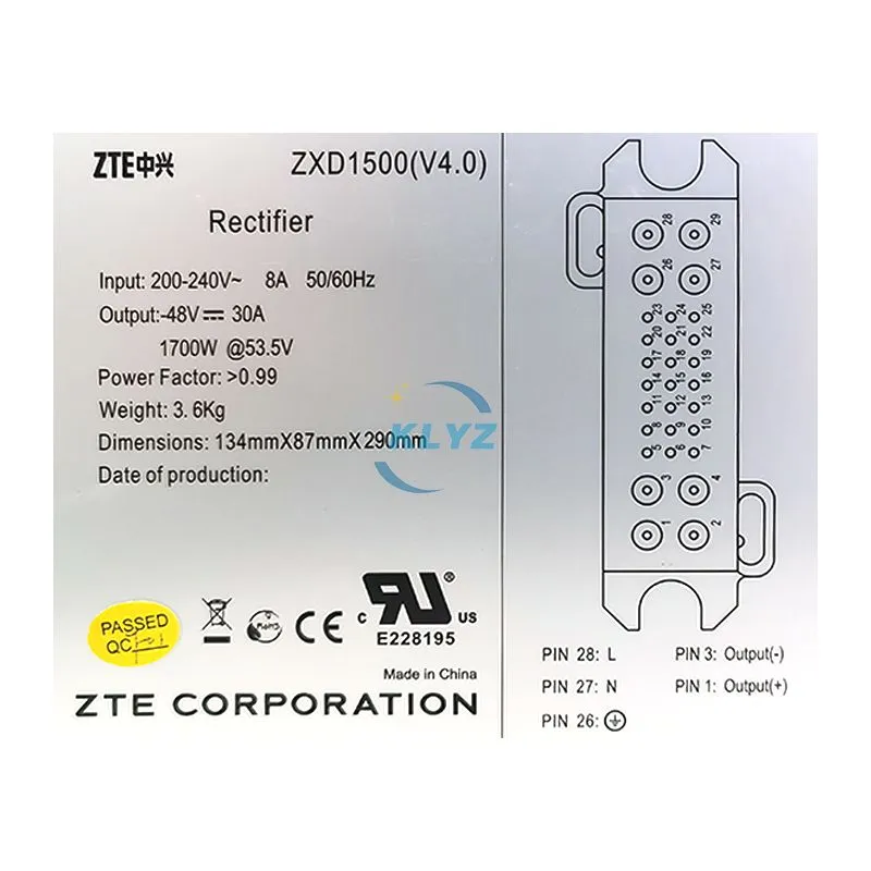 New Original ZTE ZXD1500-4.0 Rectifier Modules