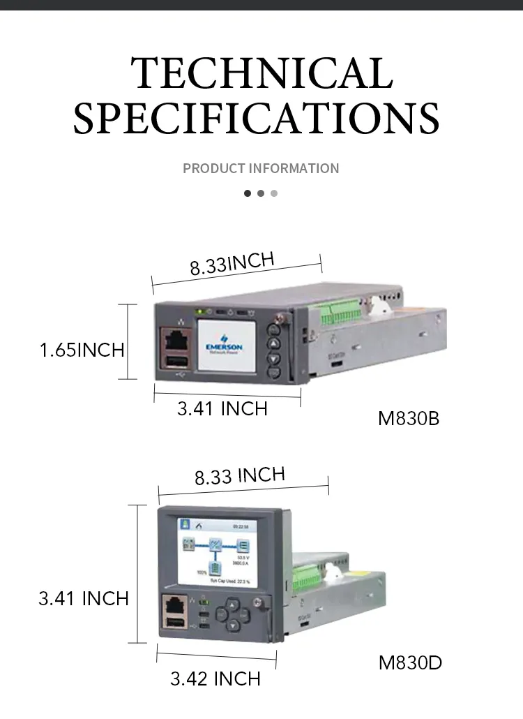 M830b New Emerson Telcom Power Supply systom
