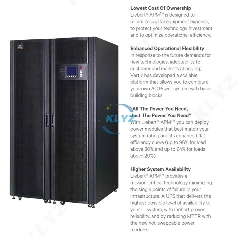 Vertiv Liebert APM 50-600 kW Modular UPS Solutions