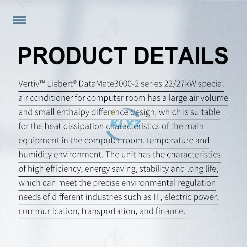 Vertiv Liebert DataMate3000 Indoor unit 5.5kW Data Center