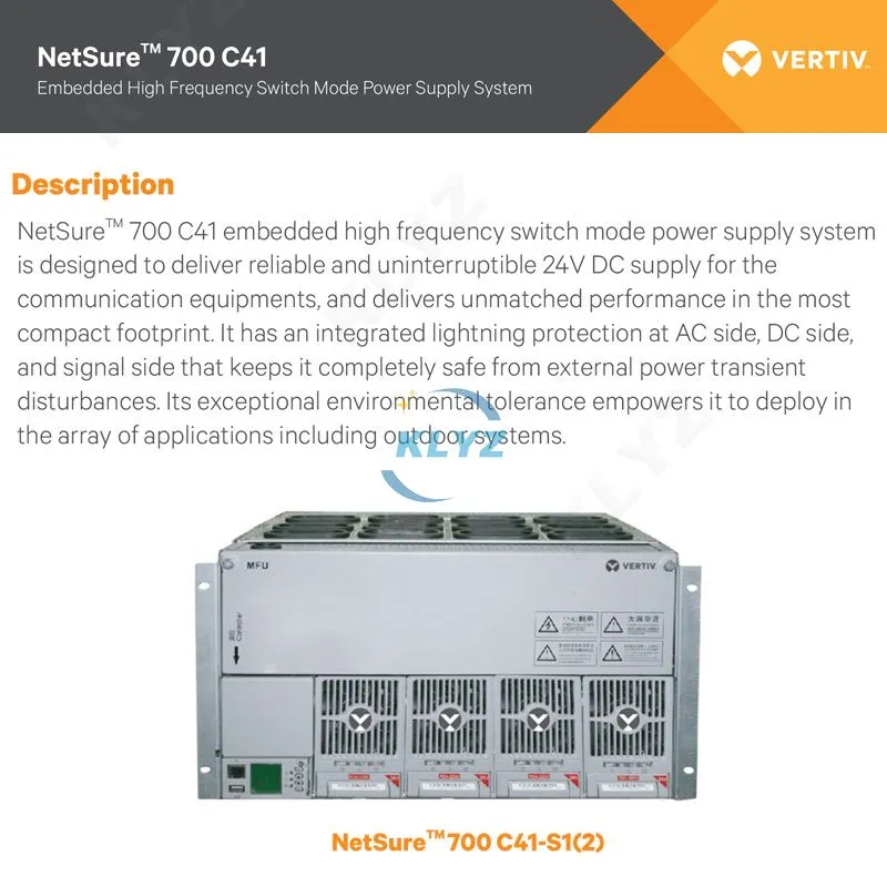 Emerson Netsure 700C41 power system