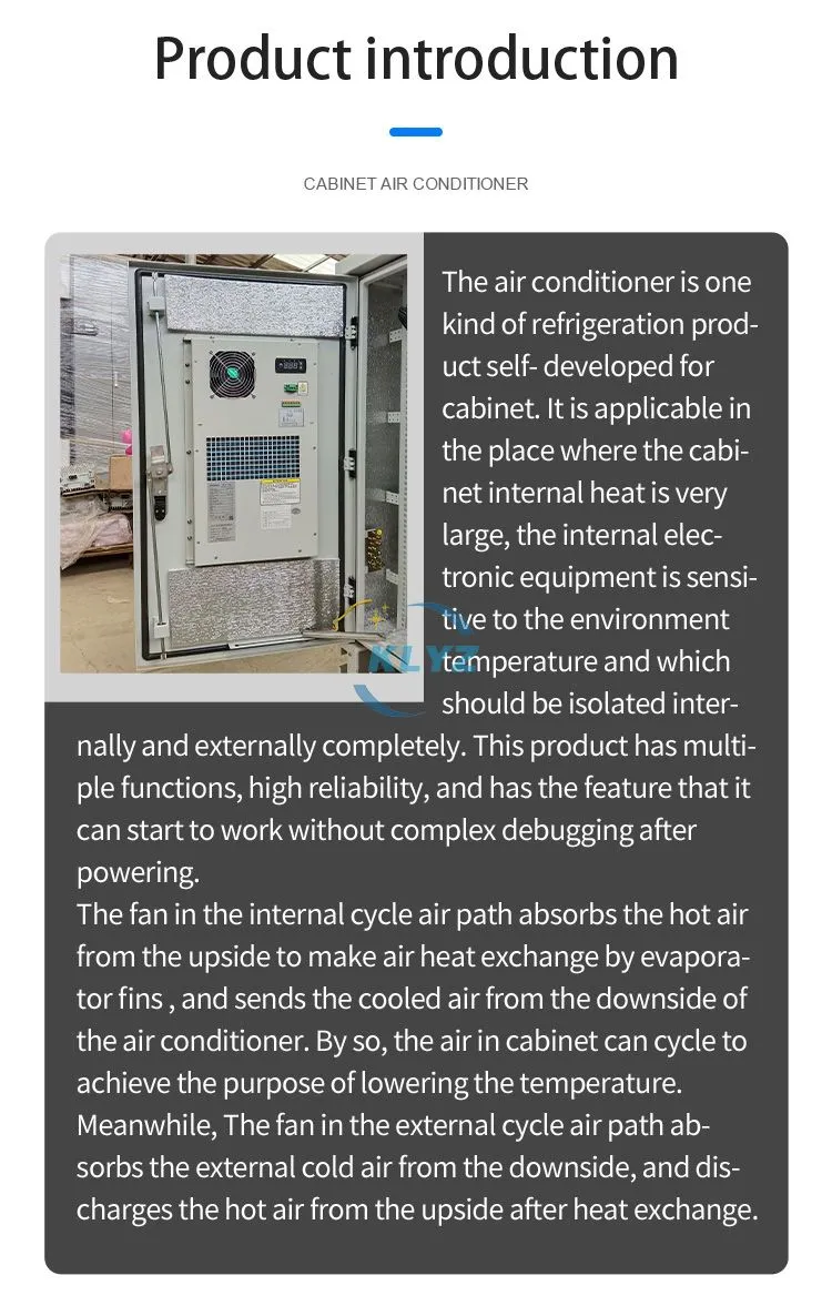 Cabinet air conditioning for regulating air temperature and humidity