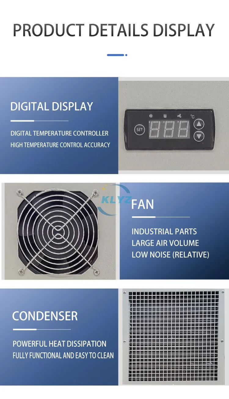 Cabinet air conditioning for regulating air temperature and humidity
