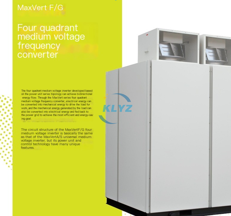 Nidec CT MaxVert F/G Four quadrants Medium voltage frequency converter