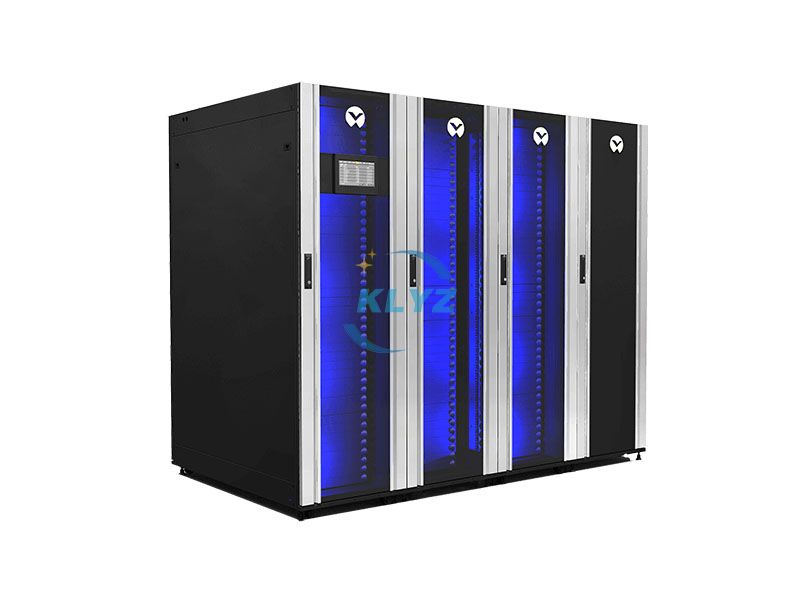Single row fully enclosed micro module data center products