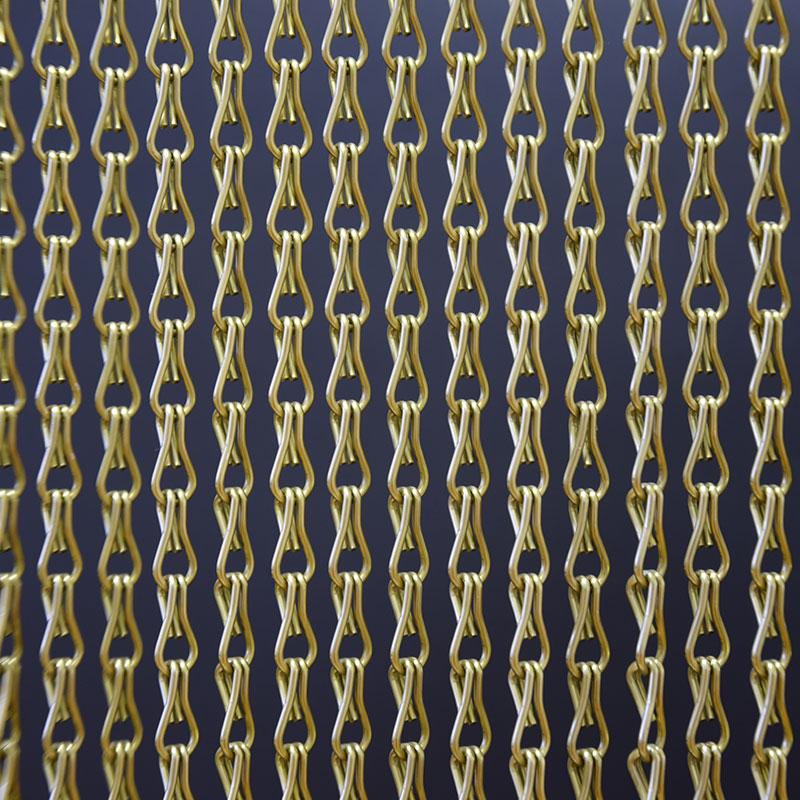 1.5mm Chain Link Curtain, Metal Chainmail Mesh