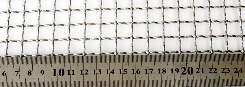 Stainless Steel Crimped Wire Mesh For BBQ