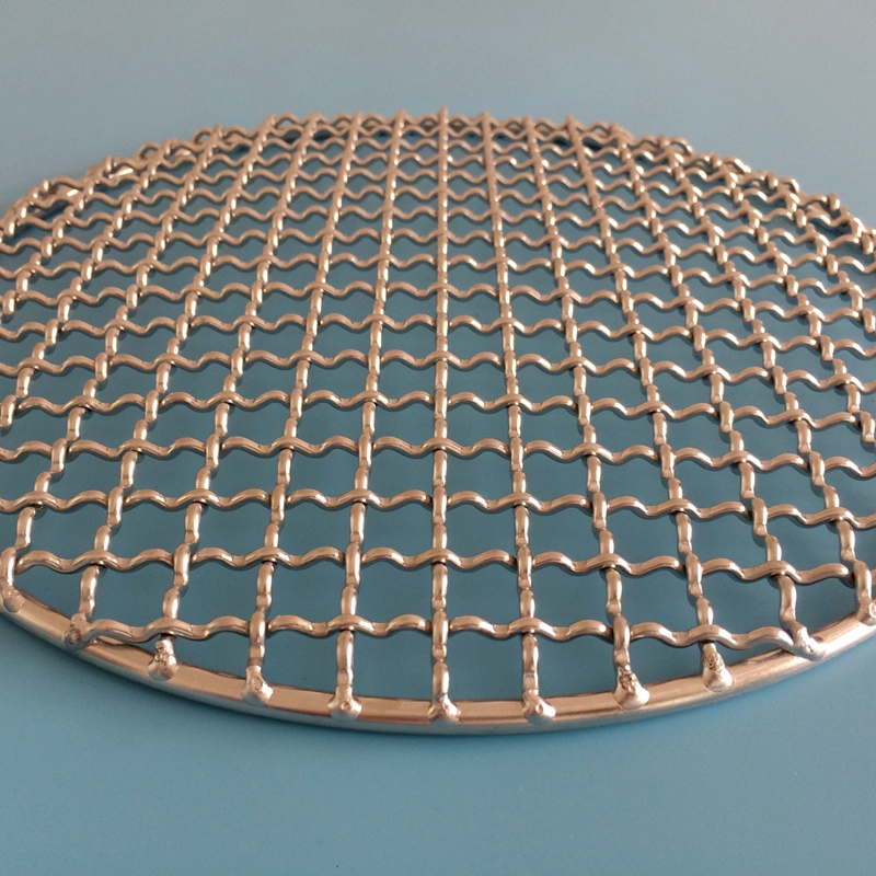 Stainless Steel Crimped Wire Mesh For BBQ