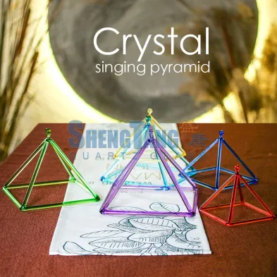 Quartz Crystal Singing Pyramid , Shengtang Quartz Glass,quartz crystal ...