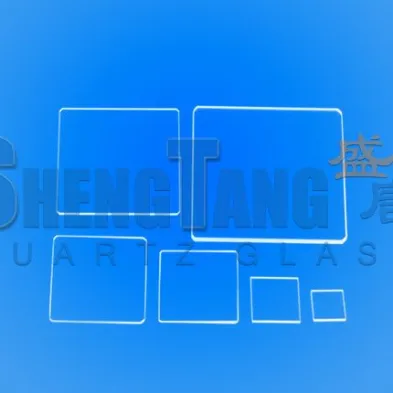 0.5mm-5mm fused quartz glass sheet,optically square large size quartz sheet
