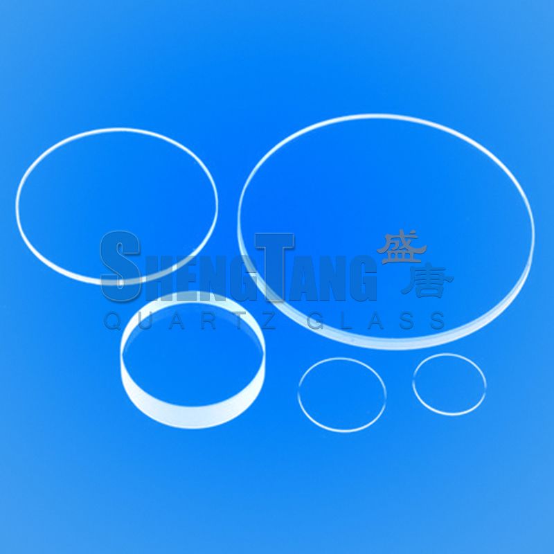 5mm-19mm Fused Quartz wafer,Transparent High Purity Quartz Plate