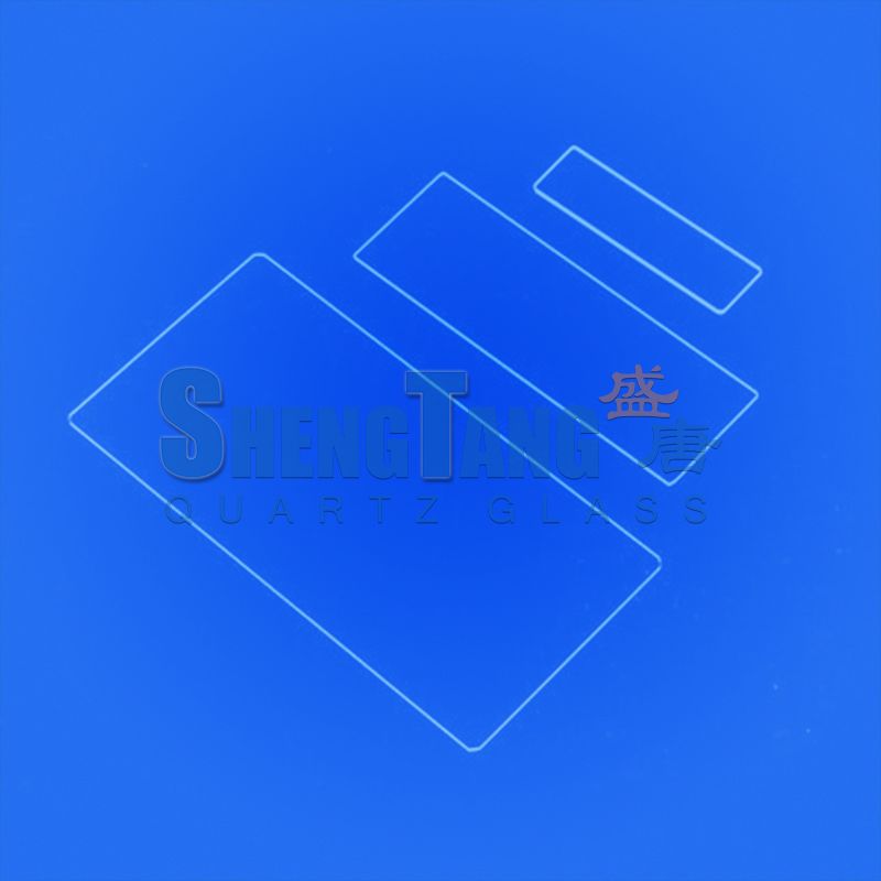 0.5mm-4mm polished rectangular quartz sheet