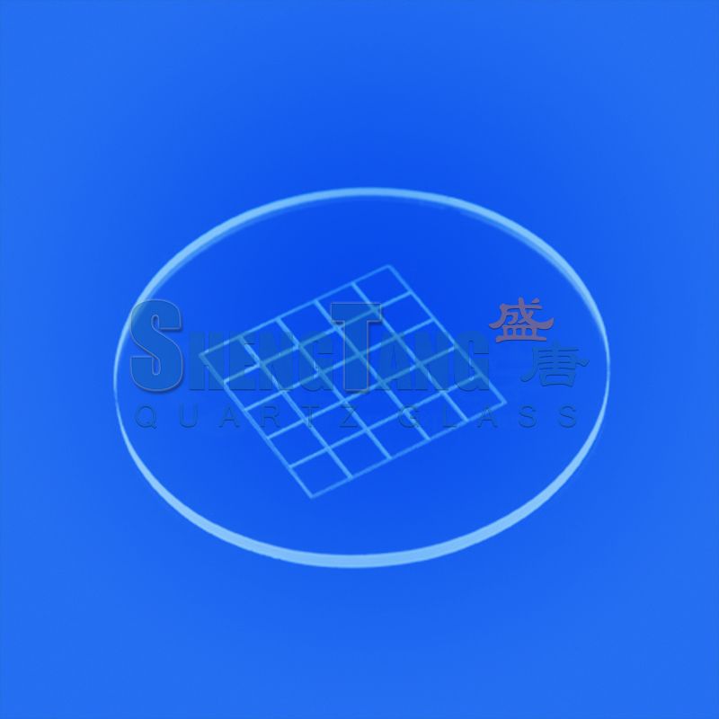 Customized JGS1 UV quartz disc 50-90mm diameter 200-2500nm ...