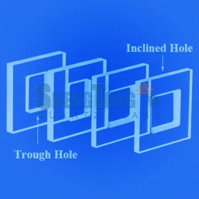 Custom Perforated Slotted Quartz Plate