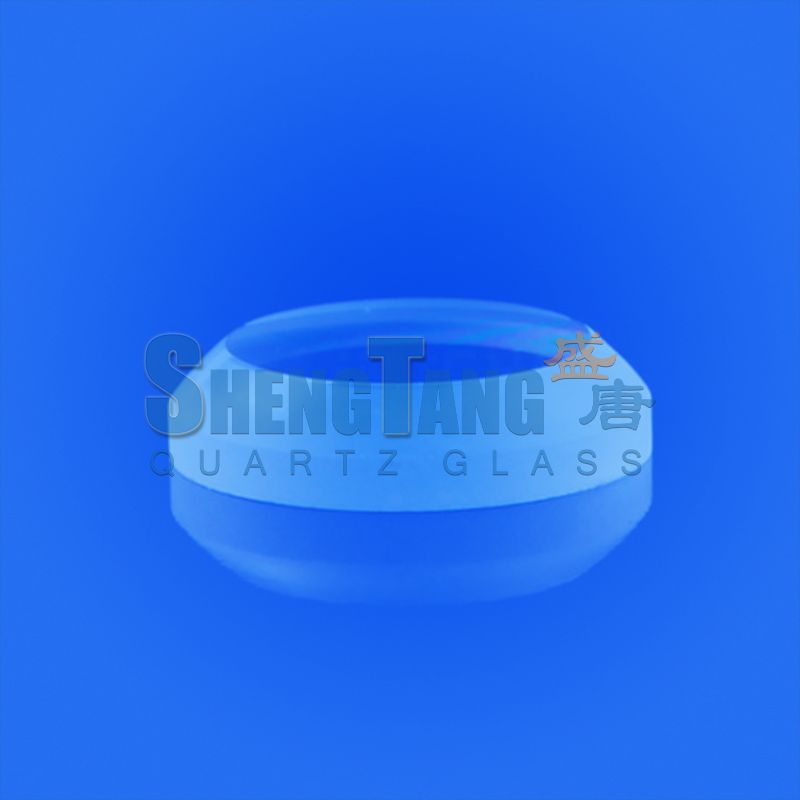 Custom JGS1 round quartz plate 10×200mm 200-2500nm