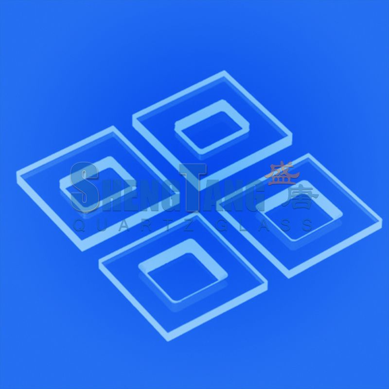 Custom Perforated Slotted Quartz Plate