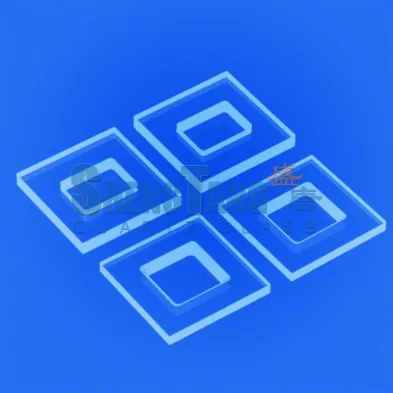 Custom Perforated Slotted Quartz Plate