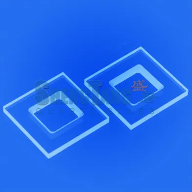 Custom Perforated Slotted Quartz Plate